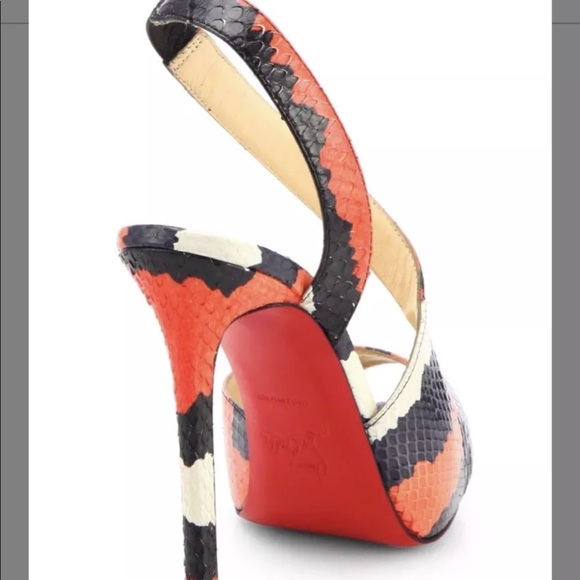 Christian Louboutin | Shoes | Christian Louboutin New Viveka Snakeskin ...
